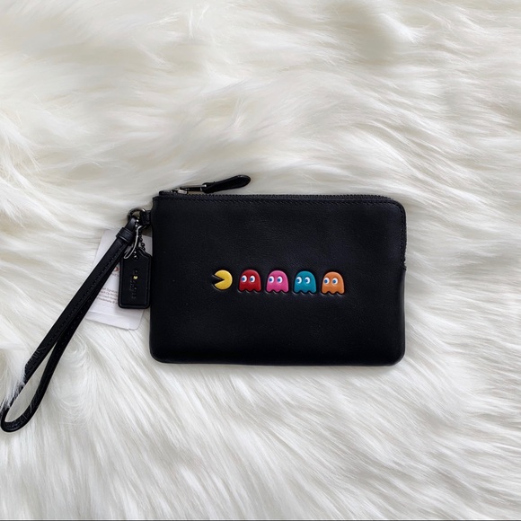 Coach | Bags | Coach X Pacman Limited Edition Wristlet Wallet Nwt ...